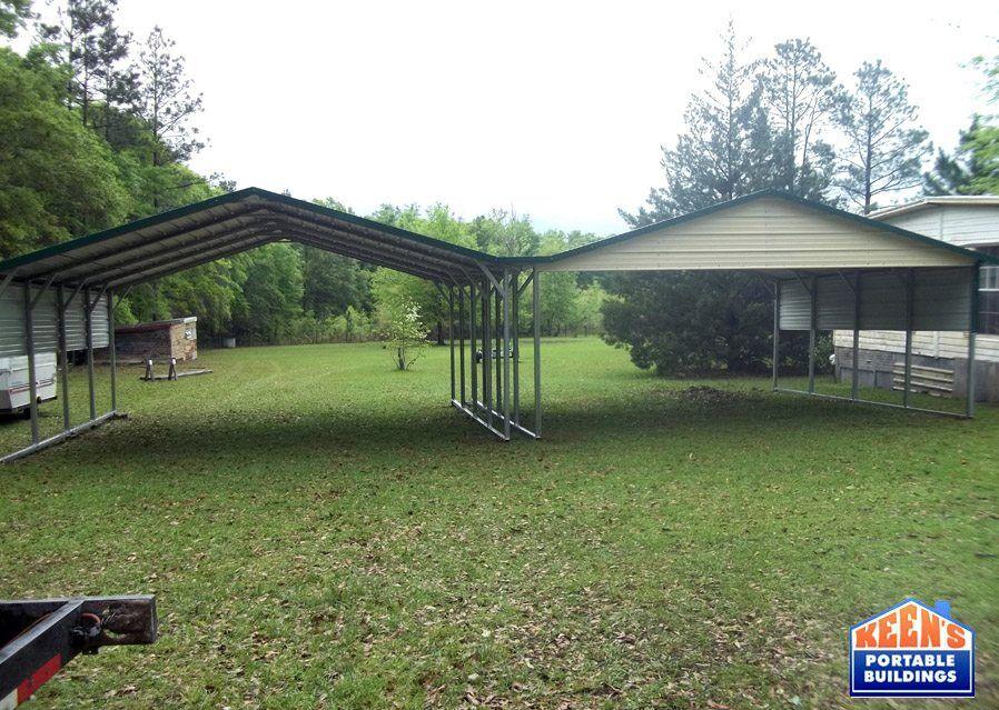 Standard Boxed Eave Carports - Keen's Buildings