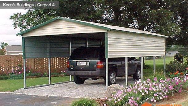 Boxed Eave Carports - A-frame Roof Style Carports For Sale Online