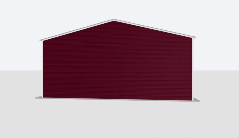 30x20x14 Metal Garage/Workshop Installed - Keen's Buildings