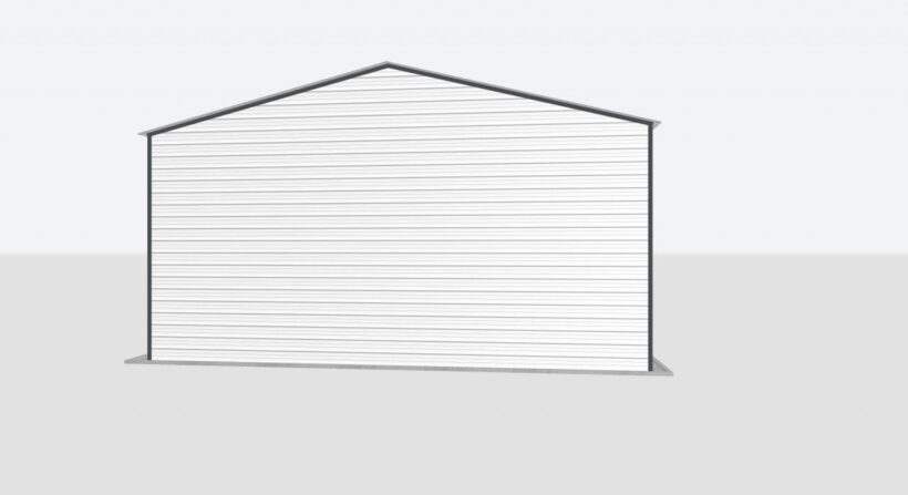 30x60x18 Metal Garage/Workshop Installed - Keen's Buildings