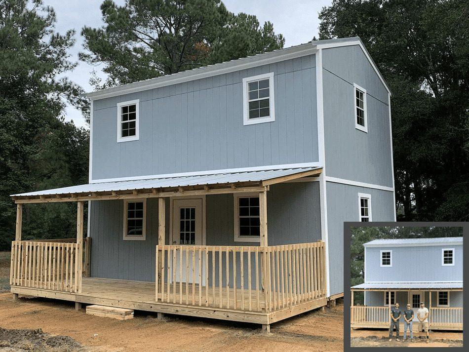 Tuff Shed Houses Weekender 16x36 Two Story Shed 1,152 Sqft Installed